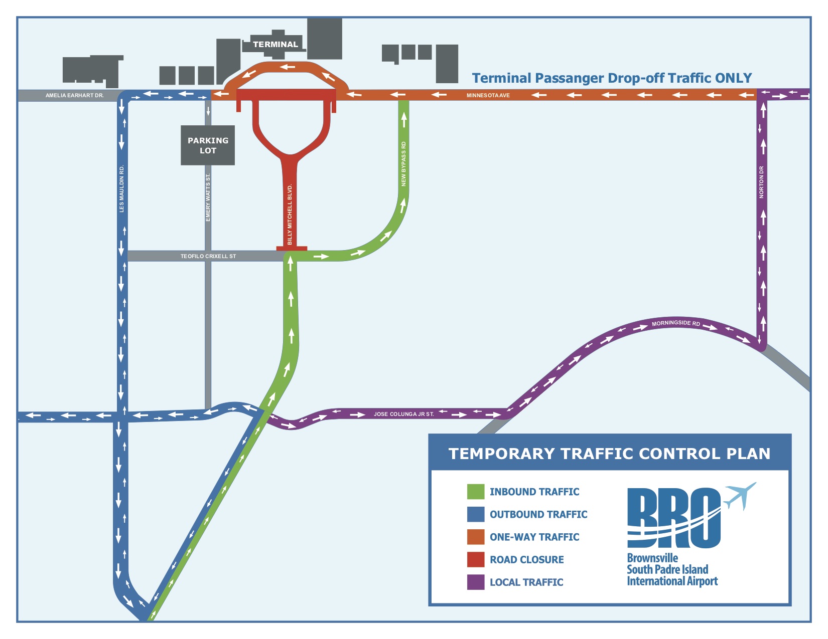 Minnesota Road Closure Traffic Control - Brownsville South Padre Island ...